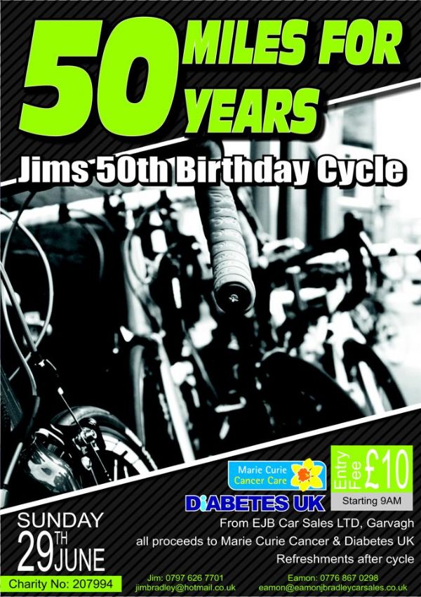 Jim's Charity Cycle UPDATED | Carn Wheelers